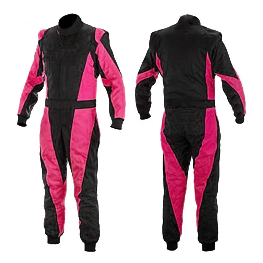 Black & Pink Custom Go Kart Racing Outfit – RevEx Gear